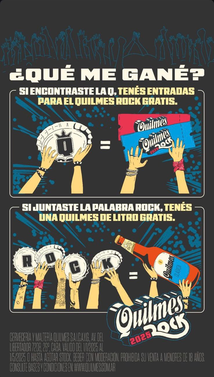 QUILMES promo chapitas 1 – Mundo Cerveza